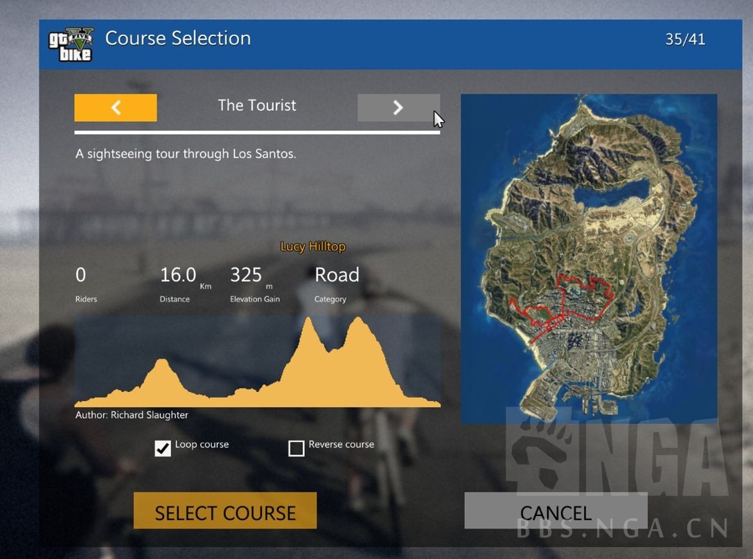 用骑行台连接《GTA5》 ，体感游戏，小子 NGA玩家社区