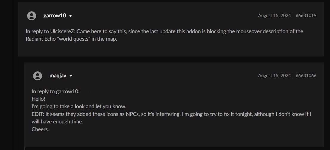 [提问] [求助] 今天更新完TinyInspect这个插件不显示身上物品装等了，大家是都这样吗! NGA玩家社区