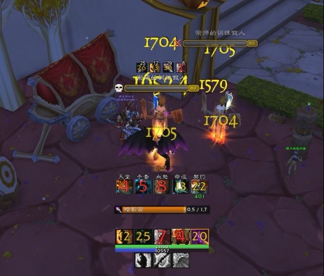 [WA界面]WLK术士WA简洁界面(女声语音提醒，包含P4望远镜、外物、护符匣、4T10特效、ICC声望戒指触发BUFF) NGA玩家社区