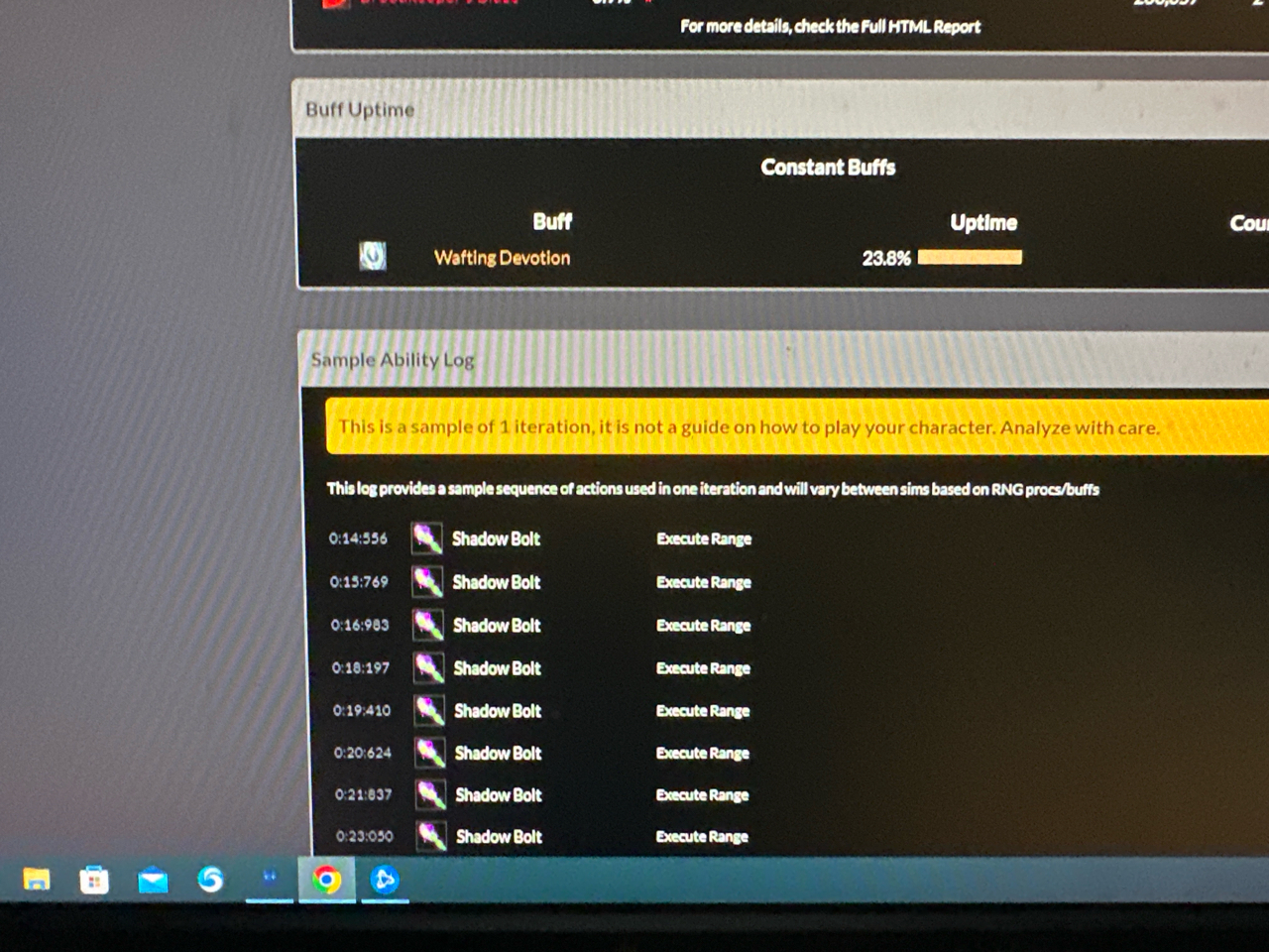 为什么raidbots跑模拟只会无脑暗影箭 NGA玩家社区