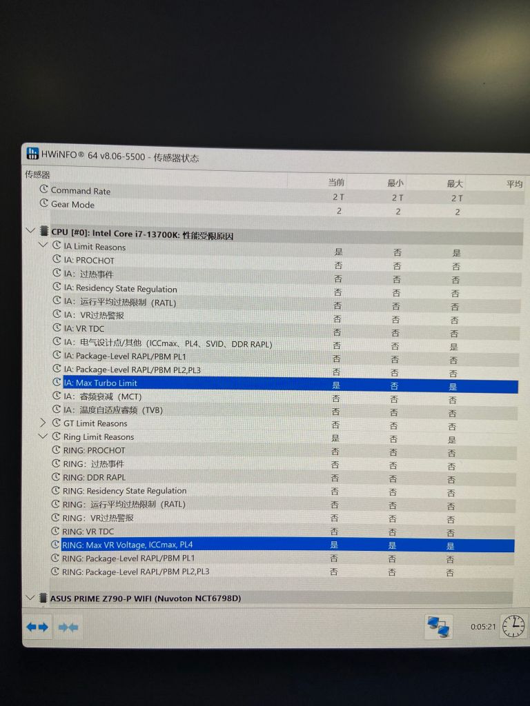 [硬件求助] 13700k R23 cpu 睿频频率只跑到 4.9 NGA玩家社区