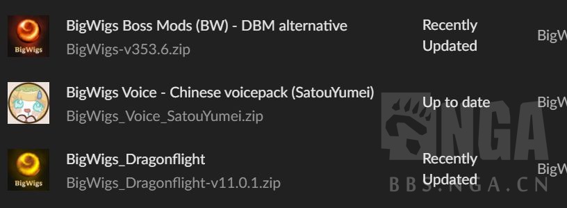 Bigwigs每次进本都提示如图有没有大神知道怎么解决 NGA玩家社区