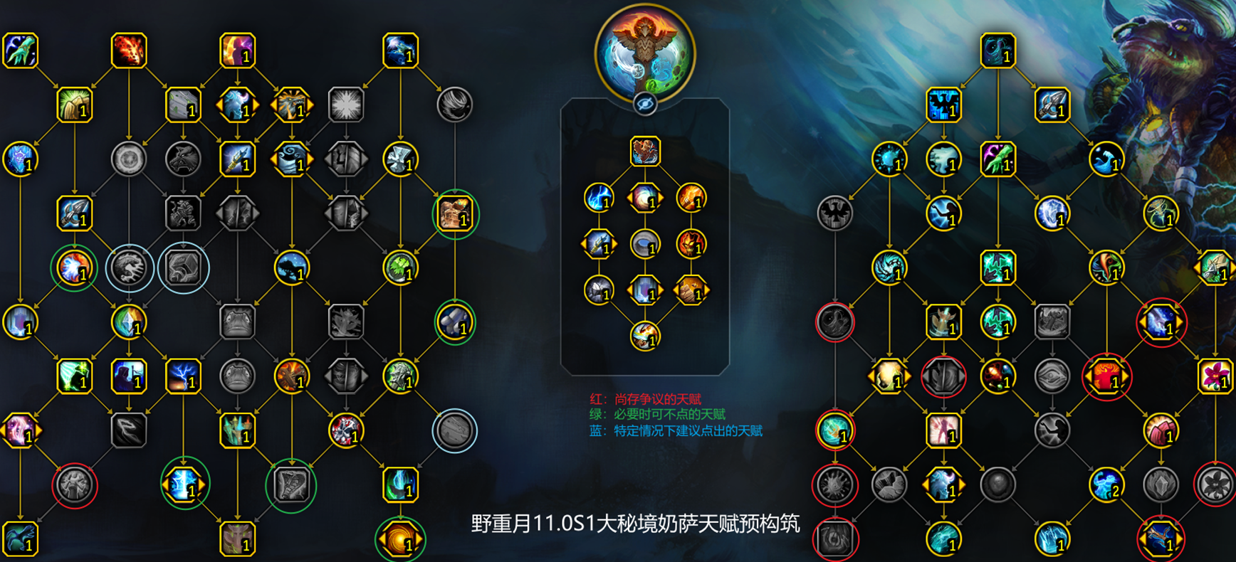 [11.0][恢复PVE] 11.0奶萨大秘境入门视频攻略：图腾祭司篇 by 野重月 NGA玩家社区