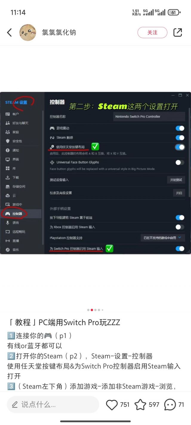 switch pro手柄为啥玩不了呢 NGA玩家社区