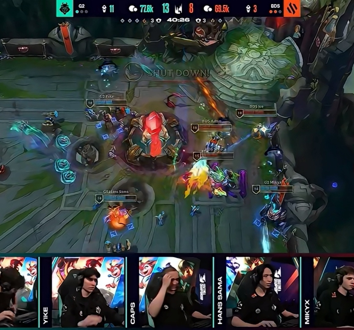 [外赛区赛事]BDS中上狂送，G2轻松追平比分，但是冷知识今年G2BO5第五场0胜3负！ 178