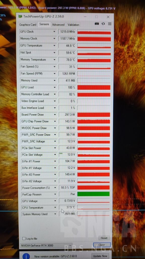 [硬件求助] 3080错刷BIOS导致功耗异常 NGA玩家社区