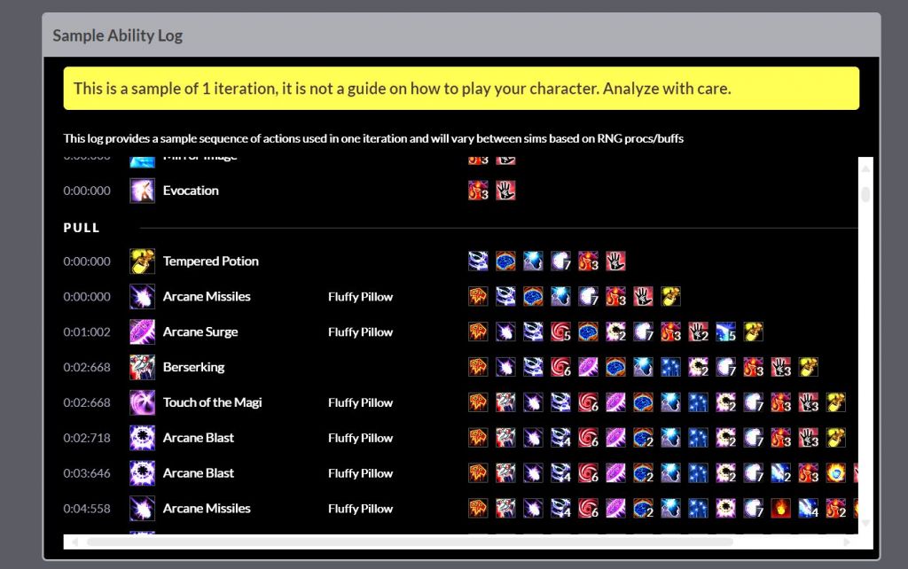 Raidbots可视化输出循环 NGA玩家社区
