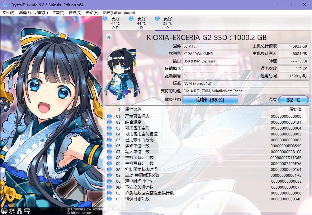 铠侠RC20固态1T有原盒335 NGA玩家社区