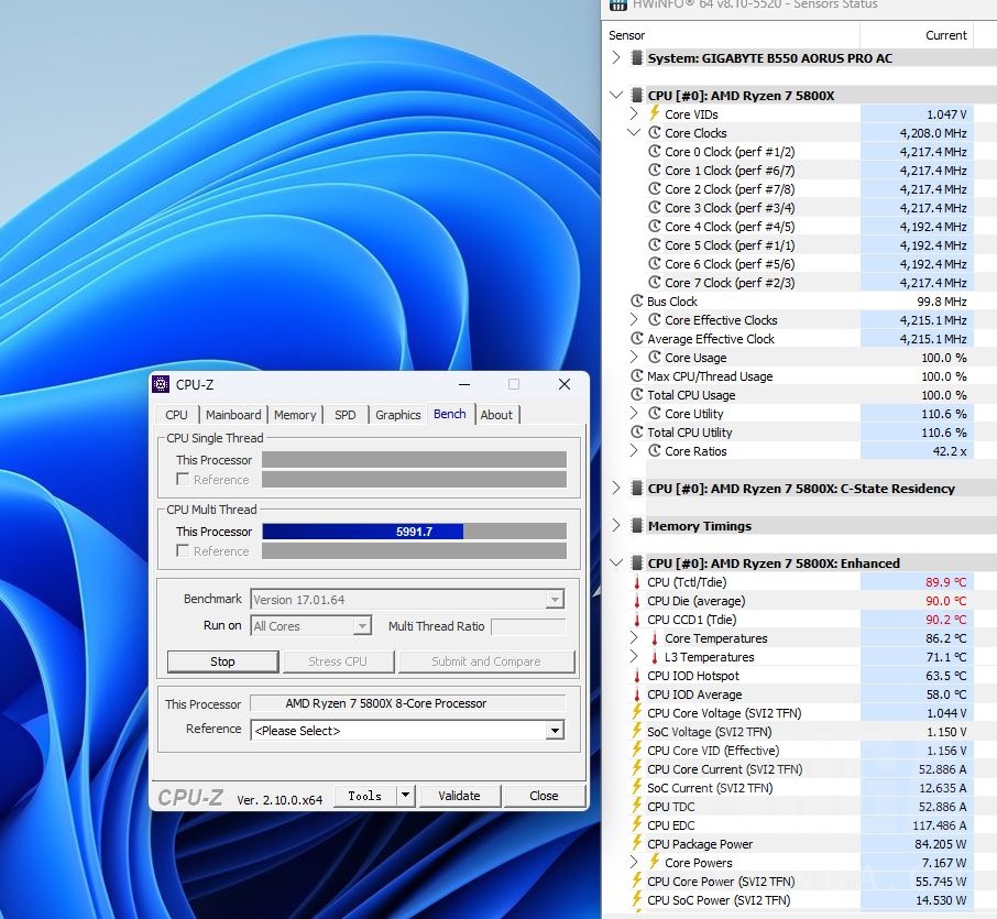 5800x上机待机温度70多度，打开程序那几秒85°，根本不敢烤机 NGA玩家社区