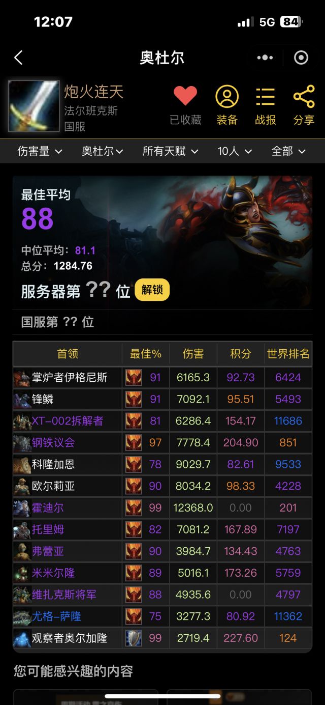 [防护]发现双修战士抗 10h 观星的另外一个好处 NGA玩家社区