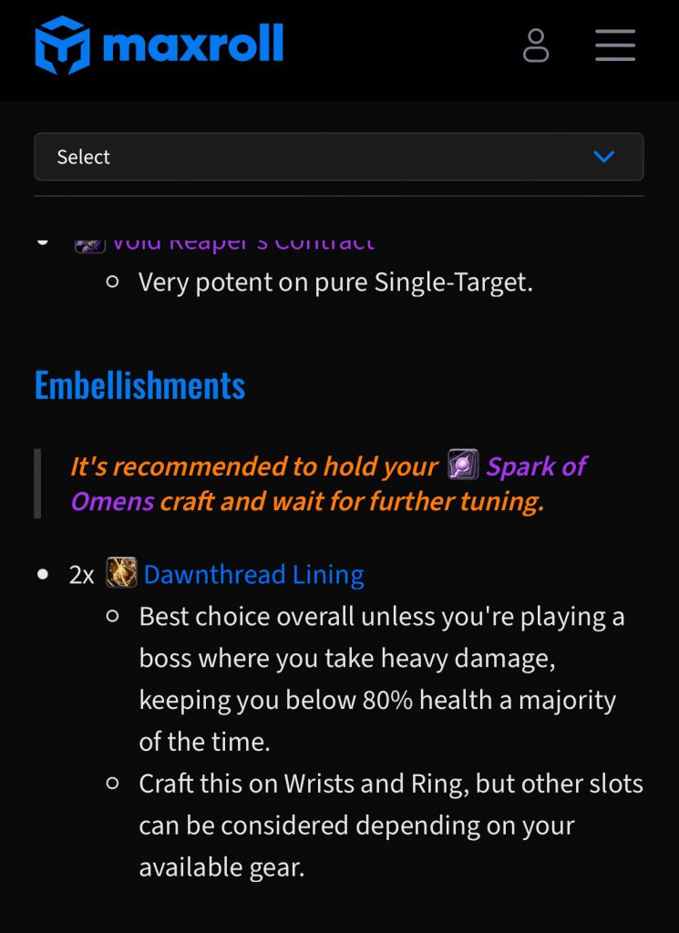 [射击] 搬运Maxroll网站射击猎装备推荐及个人根据Raidbots模拟的不同意见 NGA玩家社区