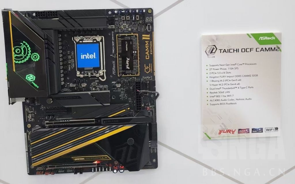 Z890高端应该都是camm2了？进来欣赏下890太极和钛雕。 NGA玩家社区