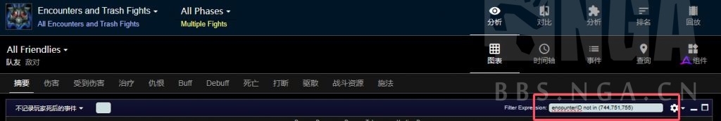 请问如何在打完奥杜尔之后发布WCL的BOSS战统计排除掉老1烈焰巨兽，霍迪尔，将军，这个3个BOSS？ 178