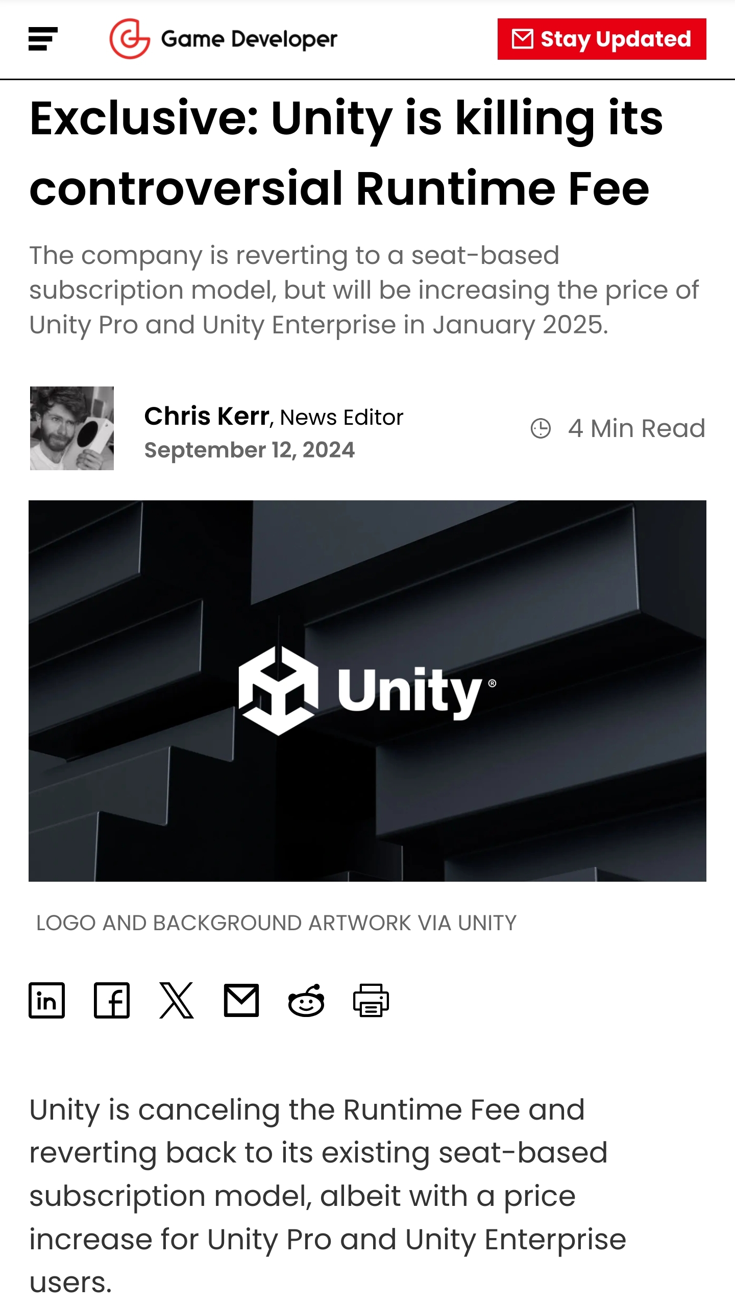 [厂商]Unity正式宣布取消安装收费 NGA玩家社区