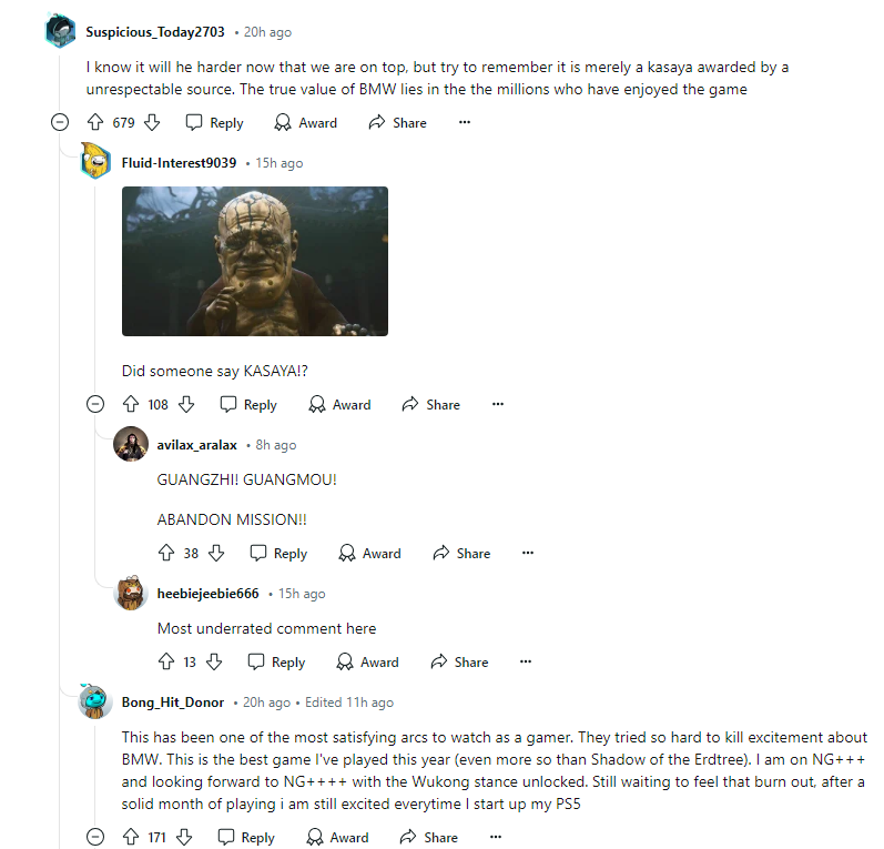 貌似TGA=袈裟这个梗比我想象得传播得更广 178