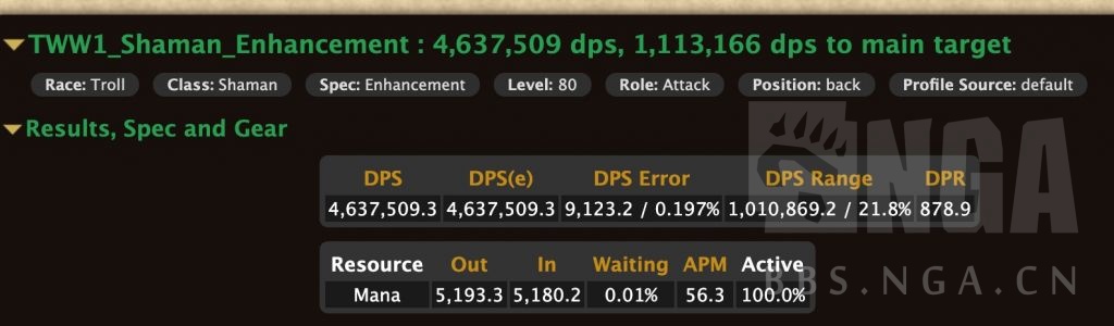 [增强PVE] 一套优化的SIMC AOE手法代码，适用于新出的风打和无狼天赋，大概5%伤害提升(10.10更新 狂风怒号8c漩涡就打) NGA玩家社区