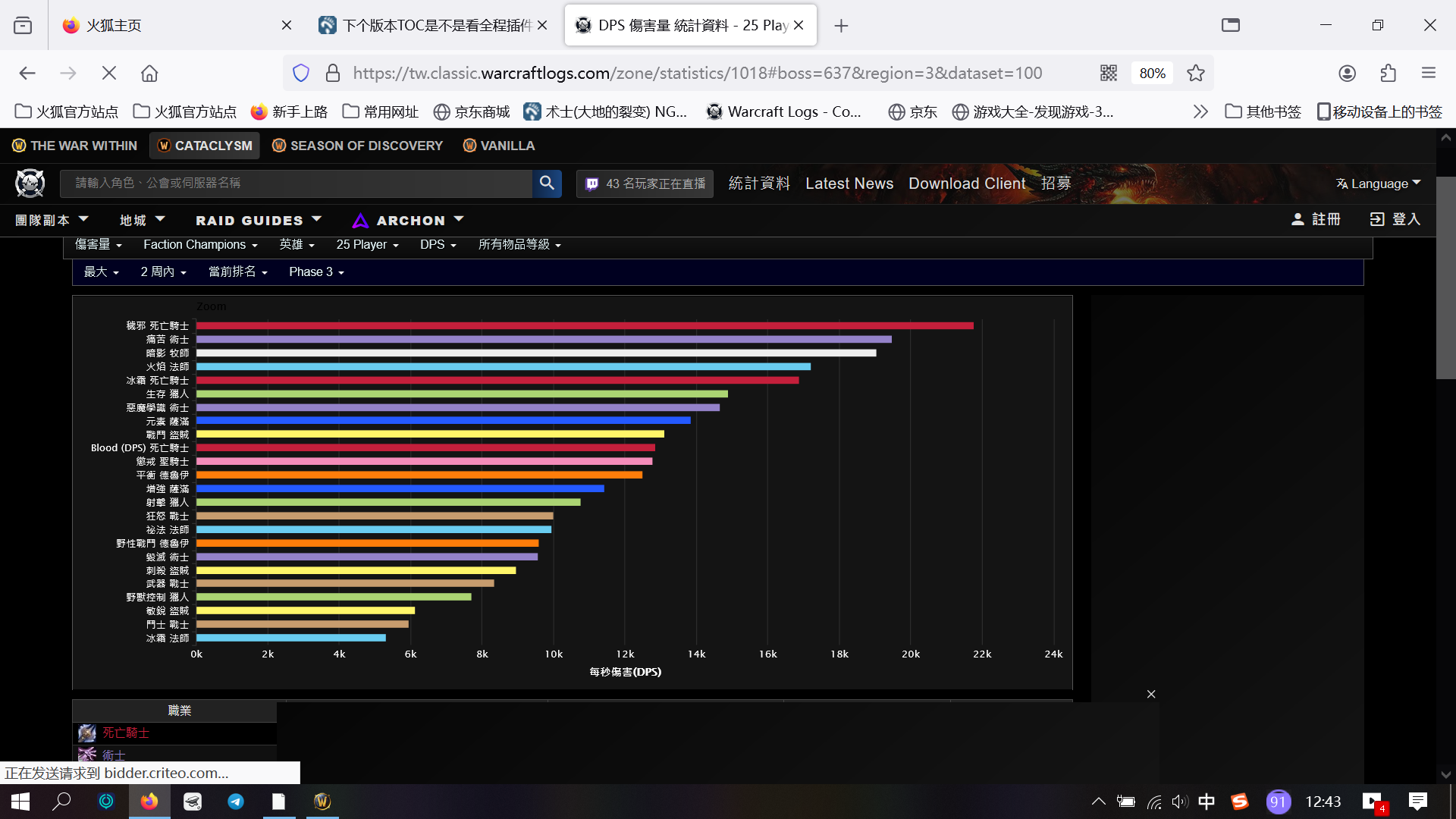 下个版本TOC是不是看全程插件伤害和wcl没区别了 NGA玩家社区