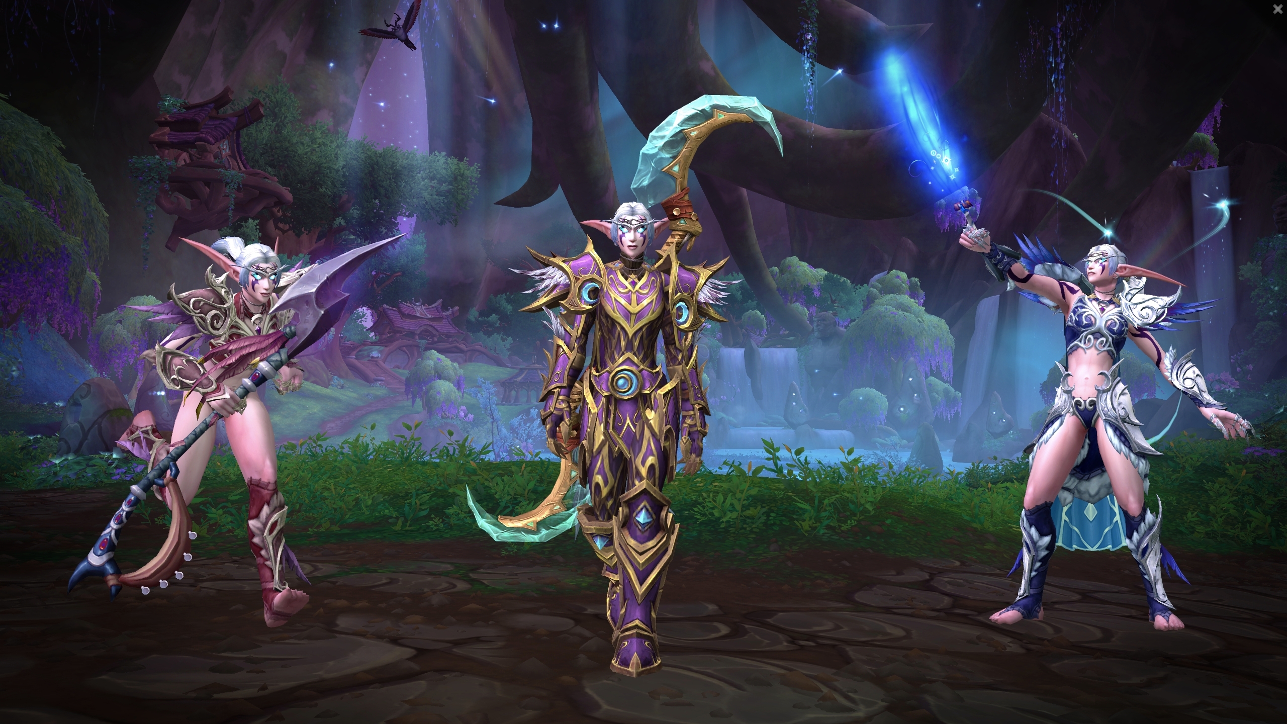 DK转了暗夜女，好多以前人类男的幻化不好看了，求推荐暗夜/自然风格浓郁的 NGA玩家社区