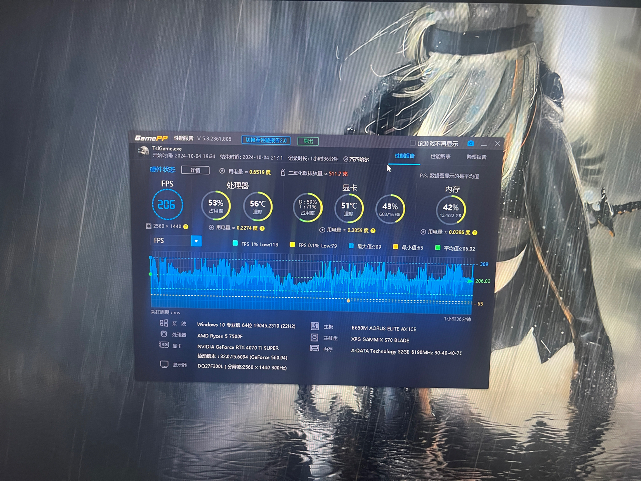 7500f超频前后吃鸡对比， NGA玩家社区