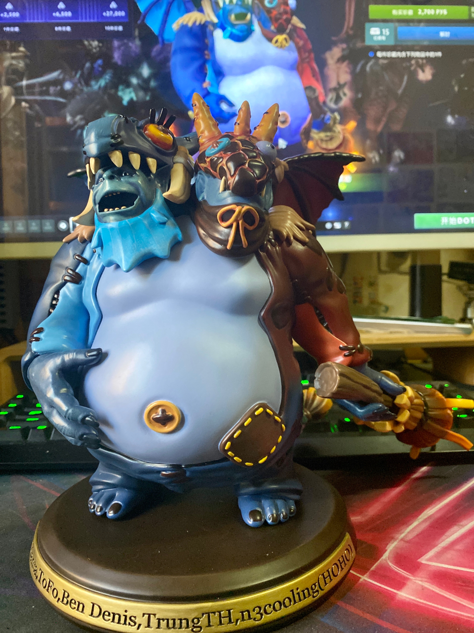 实体gk雕像双头龙蓝胖.“我们还行吧？”“那当然！” NGA玩家社区