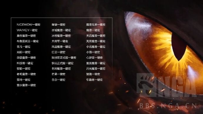 透露点消息，后天用过里面名单的一键宏的全死不包括GSE、HEKILI NGA玩家社区