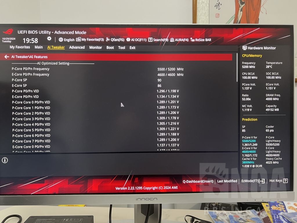开局毕业套U7 265k+Z890APEX首测 SP85“疑似”大雕 NGA玩家社区