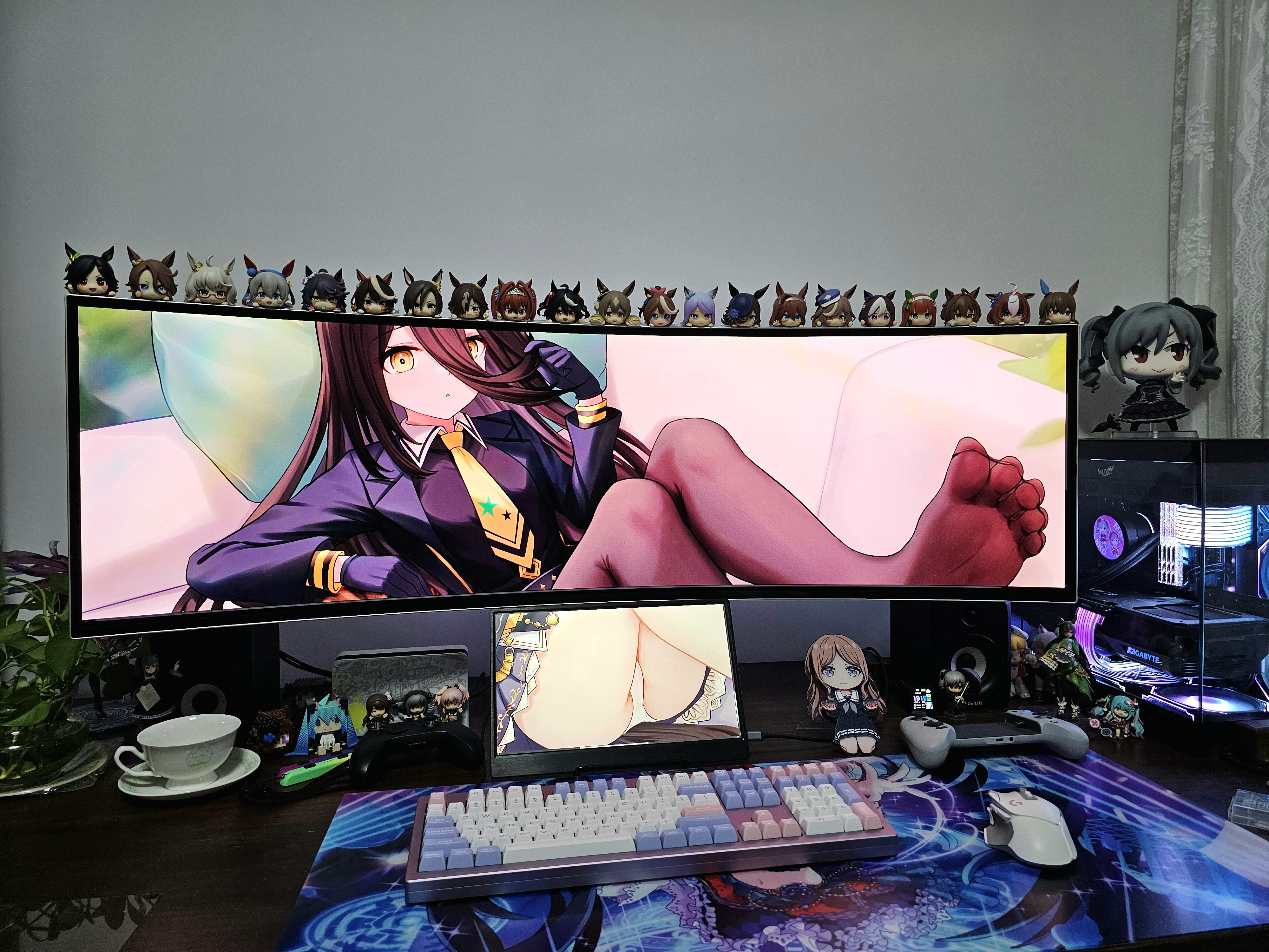 买了台aoc的qd-oled显示器，屏幕反光，咋整，只能黑灯玩吗 NGA玩家社区