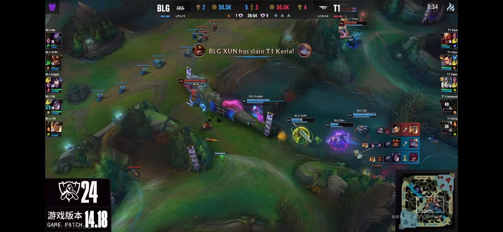 [联盟赛事]blg中路那波4个人去打大龙是不是就赢了。 NGA玩家社区