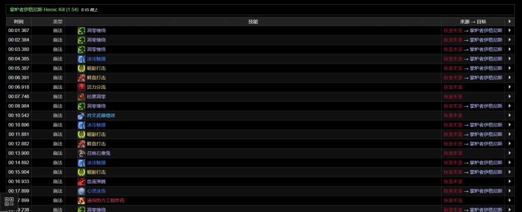 练习时长半年的DK练习生帮助新人结合WCL分析提升空间，有需要的带ID进 NGA玩家社区