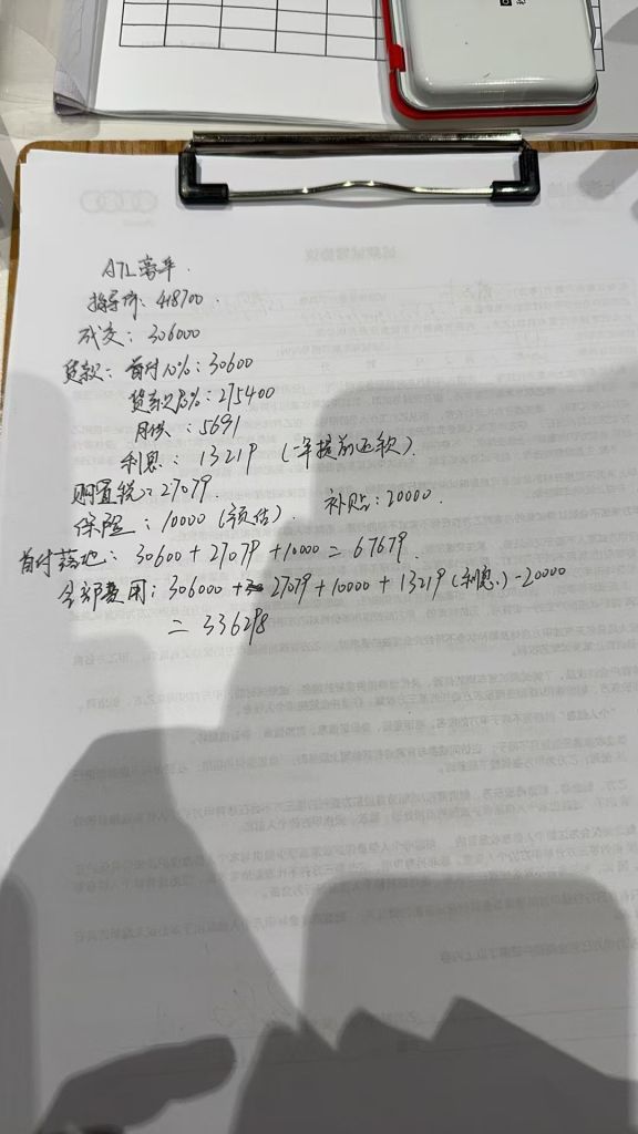 兄弟们帮我看看a7l这个报价可以冲了么 178