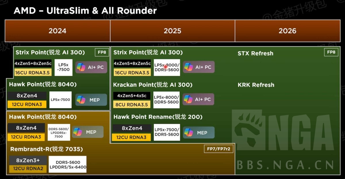 [硬件产品讨论] AMD命名部再次立功，Stx Halo核显命名为8050S/8060S NGA玩家社区