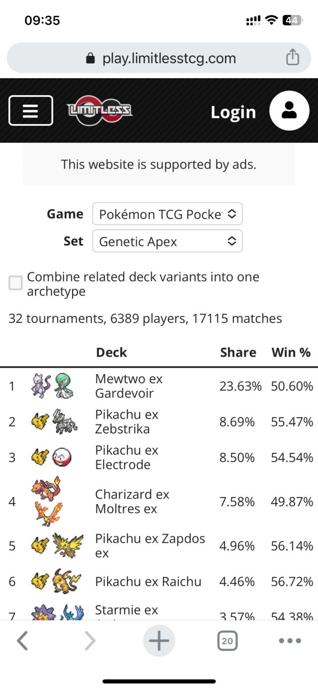 [ptcg pocket水]请问大家都在哪里抄卡组的呀 NGA玩家社区