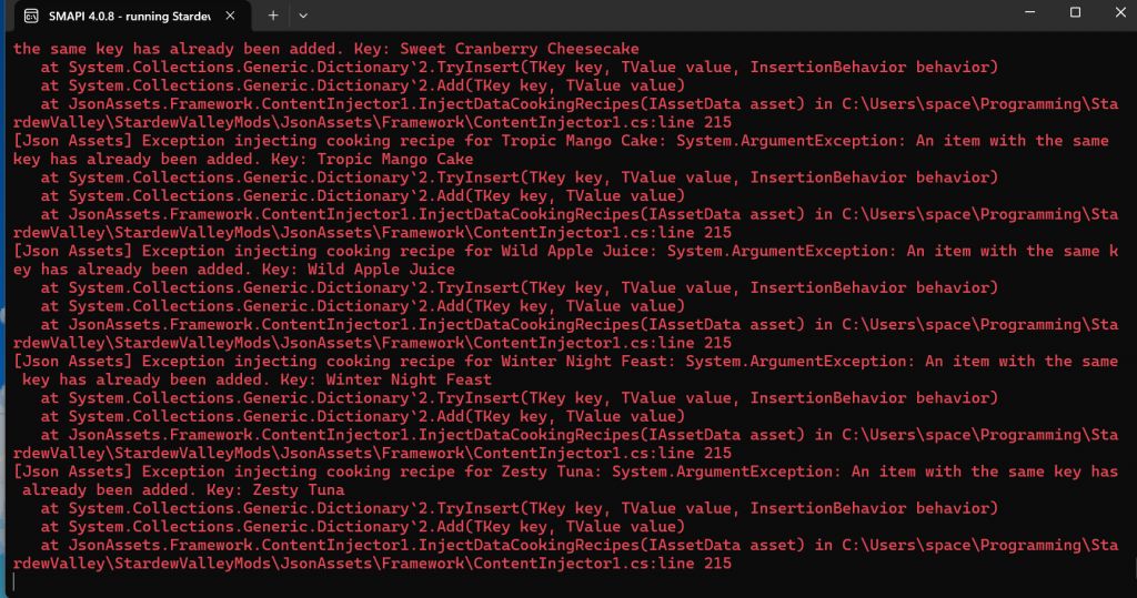 请问大佬们space core爆红怎么办 178