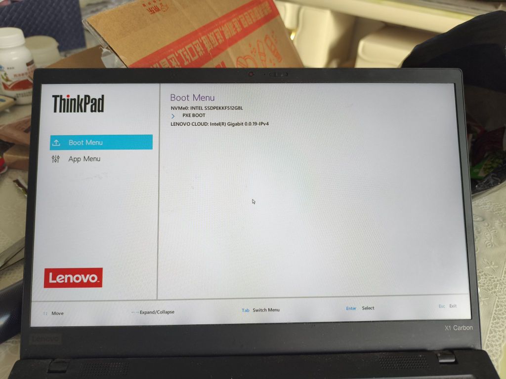 这联想thinkpad开机一直是第一个界面怎么办 178