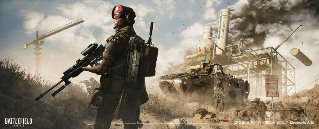 [业界新闻] 腾讯《三角洲行动》移动端更新页面一张宣传图直接使用了《战地2042》的原画 NGA玩家社区