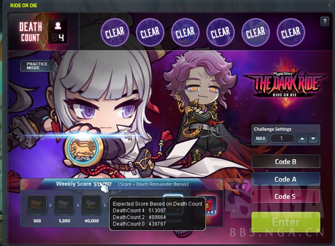 [攻略] Ride or Die 50W分参考 NGA玩家社区