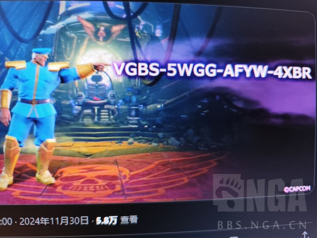 [街霸6] 保安ex配色代码 NGA玩家社区