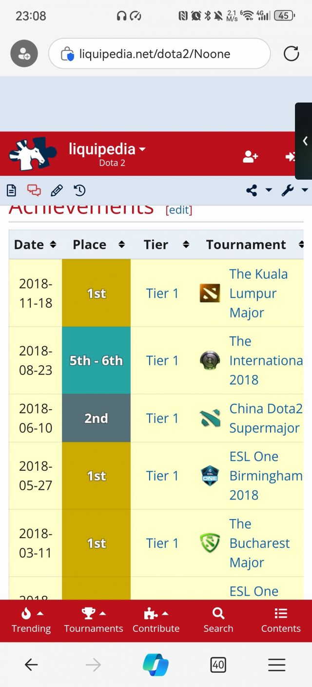 noone上一次冠军是啥时候啊 NGA玩家社区