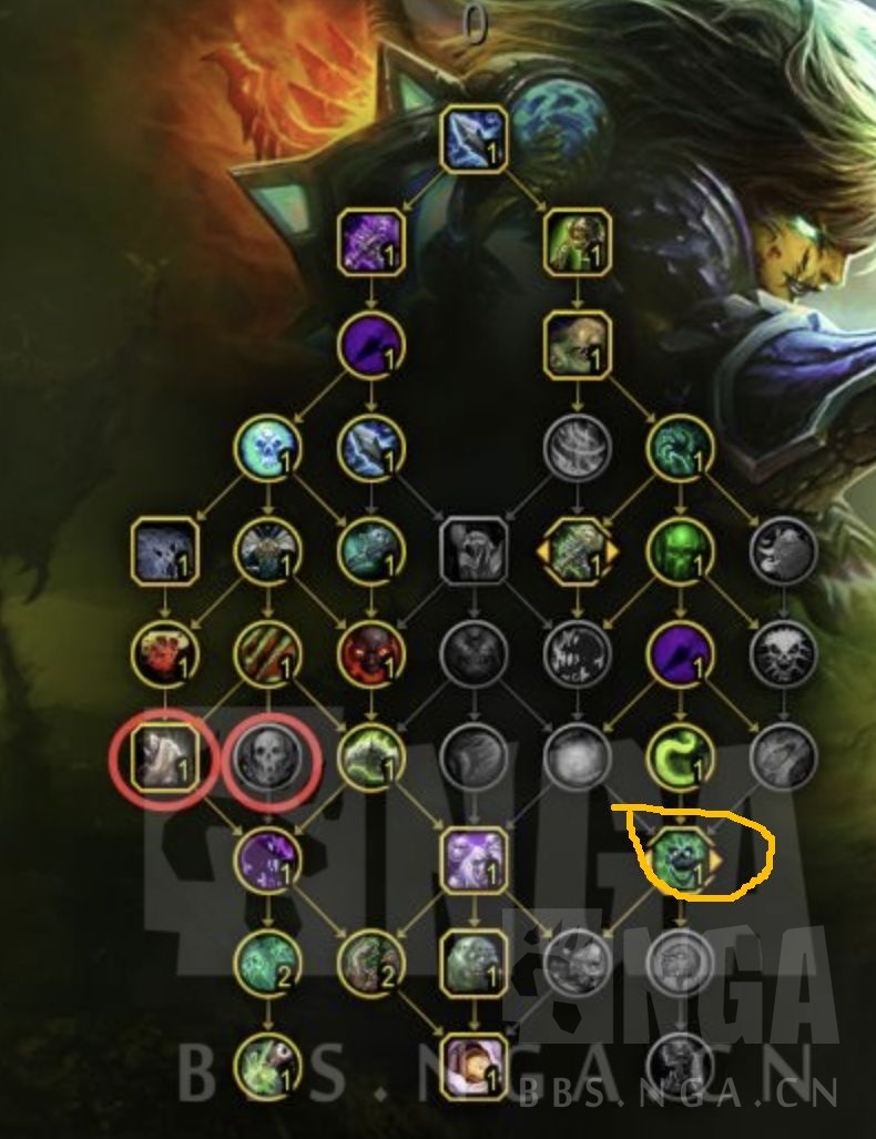 [PVE] [邪恶DPS] 11.0邪dk完整入门不完全指南及各个副本细节技巧10.13日更新萨莱因胖子天赋 男爵dk NGA玩家社区