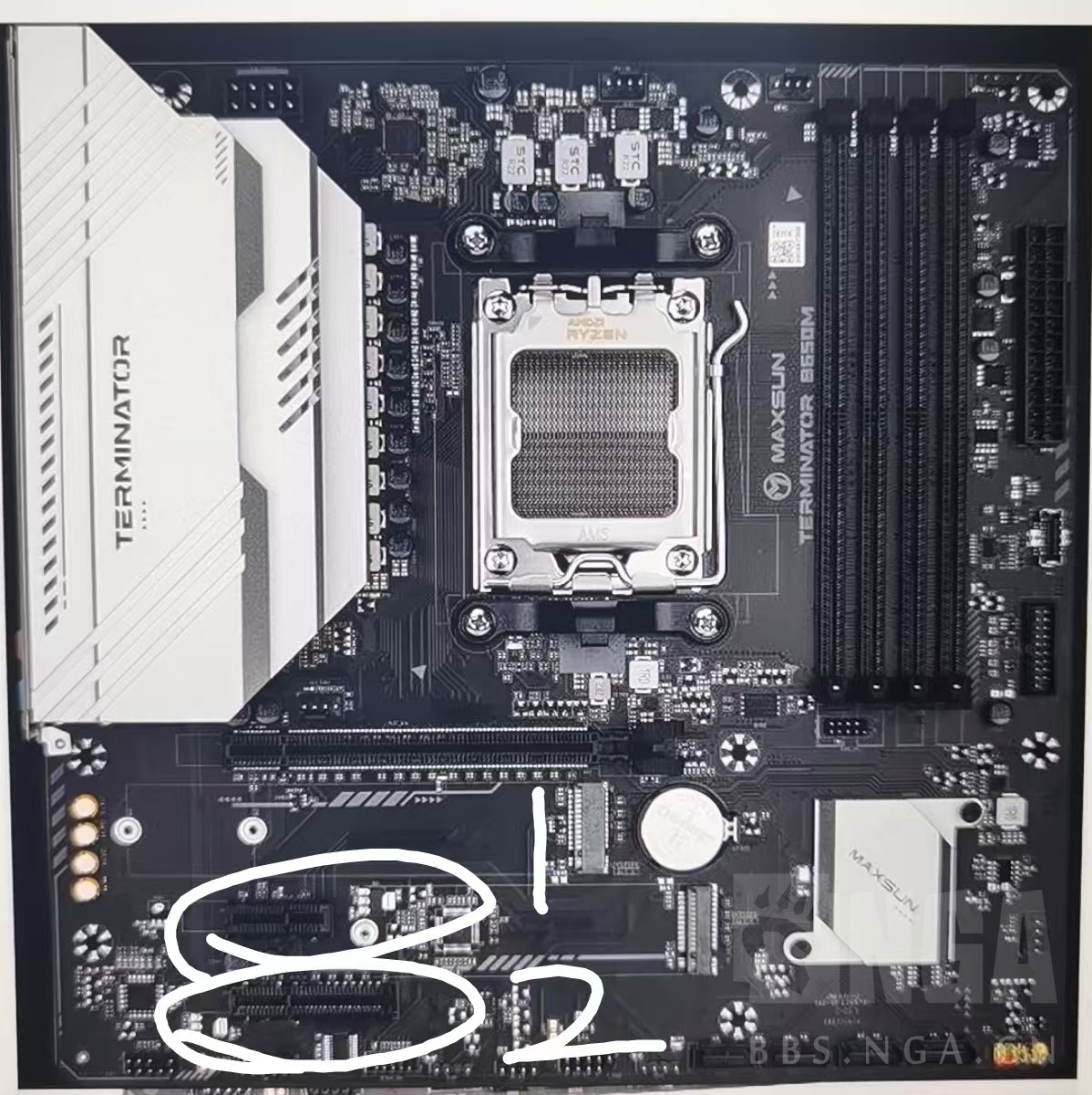 [硬件求助] 求助。铭瑄B650M主板散热马甲下面的WIFI怎么选？ NGA玩家社区