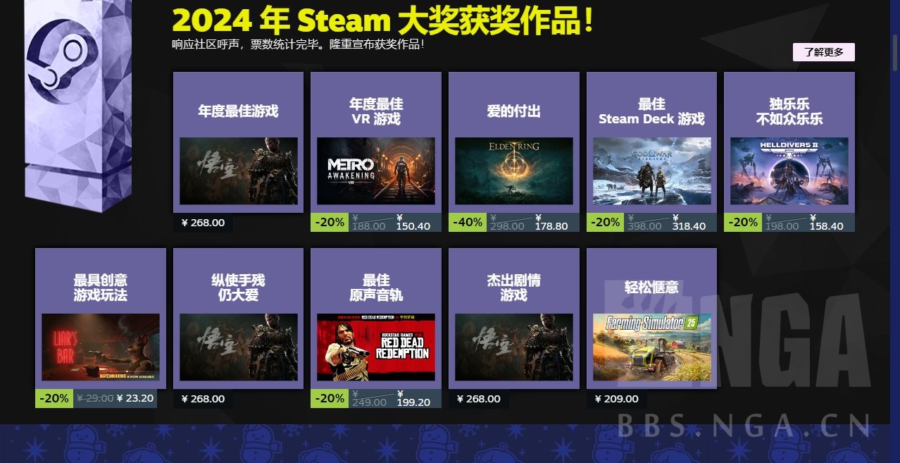 黑猴让steam赚了不少钱吧，steam的身体还是诚实的 178