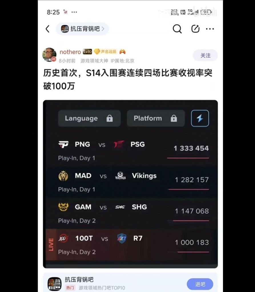 [本赛区赛事]从lng看lpl战队收入 NGA玩家社区