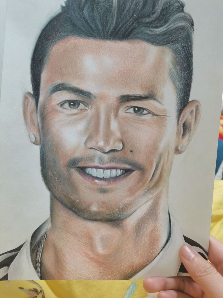 中考在即，儿子彩铅两幅. 178