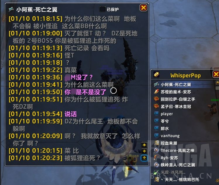 [大秘境] 避雷，小阿蕉-死亡之翼，苏橙的魔术-安苏，尾王AOE地板躲不了死了 怪T 178