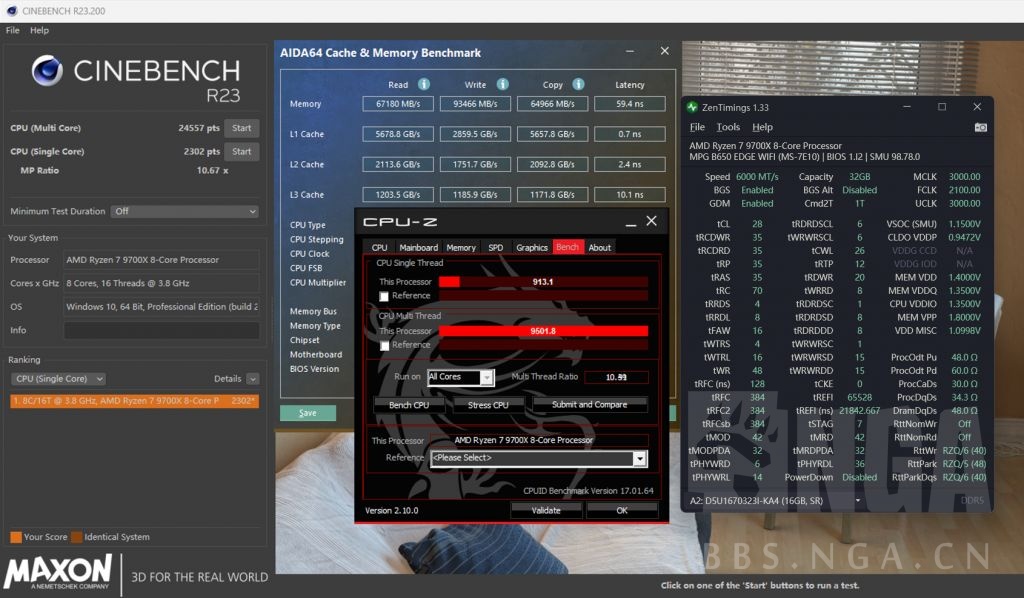 2025年9700X装机、超频作业 NGA玩家社区