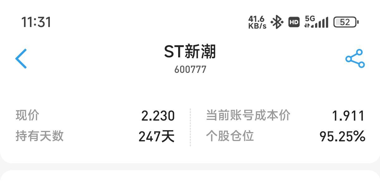 St新潮，绩优，破净，摘帽，彦祖们有来的吗 NGA玩家社区