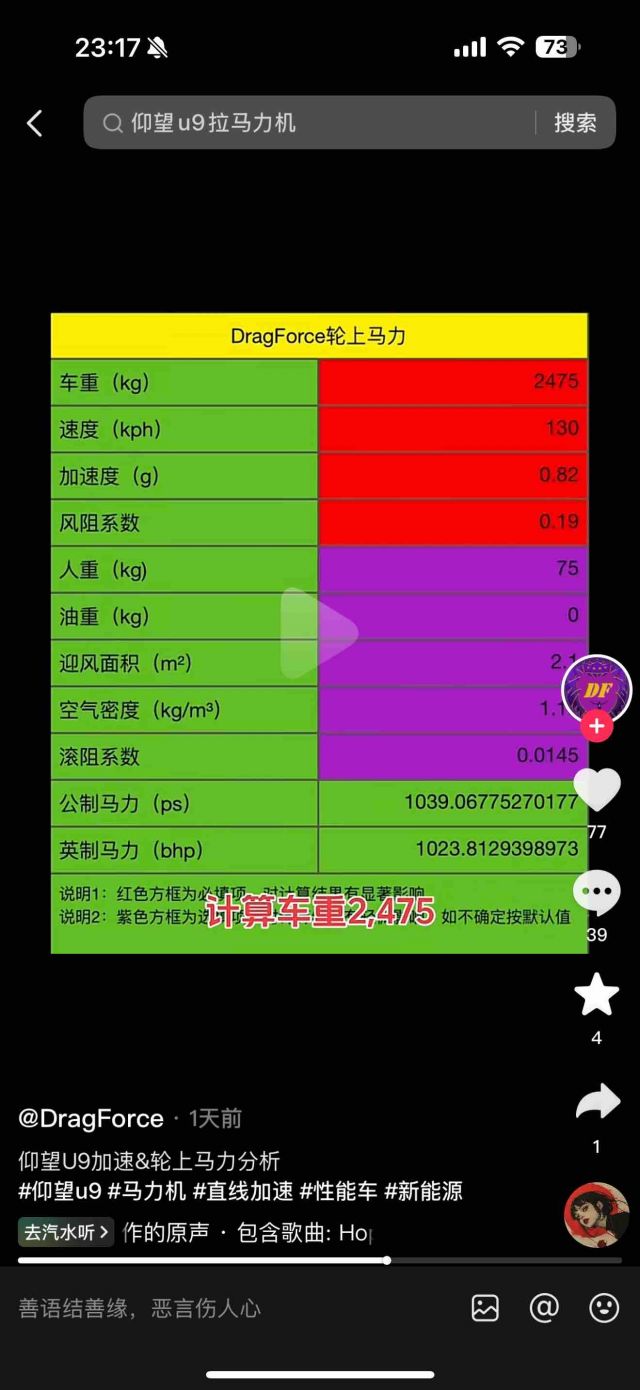 Z9GT纯电版轮上马力实测666.6 NGA玩家社区