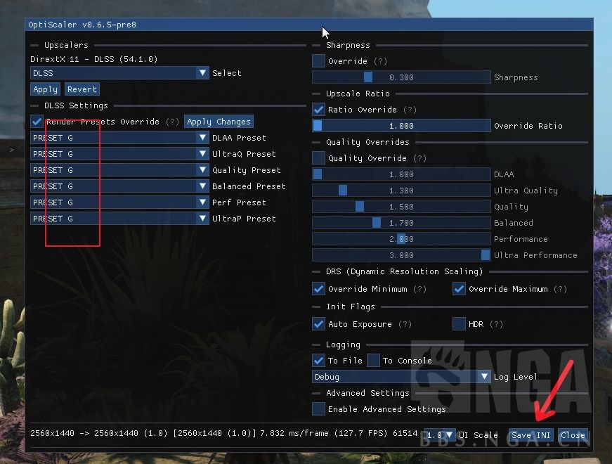 [幻想科技] [2/4更新正式版] 来试试最新最潮的DLSS4 Mod吧！效果真不错！ NGA玩家社区