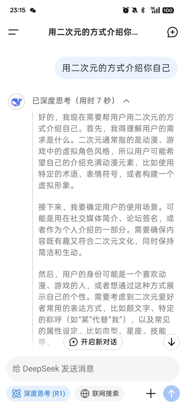 让deepseek用二次元的方式介绍自己 178