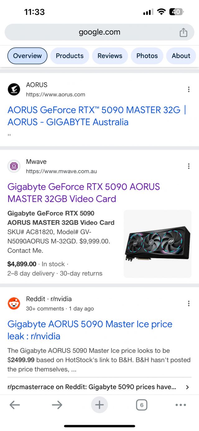 澳洲全系5080库存齐全，5090库存暂时为0(小道消息合集) NGA玩家社区